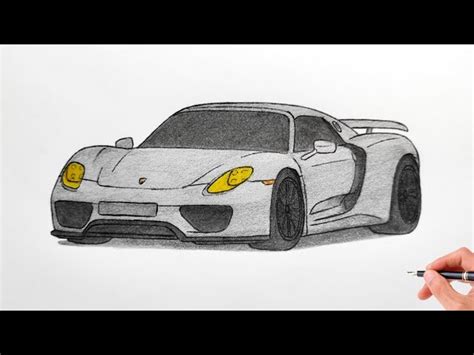 Porsche Spyder Coloring Pages