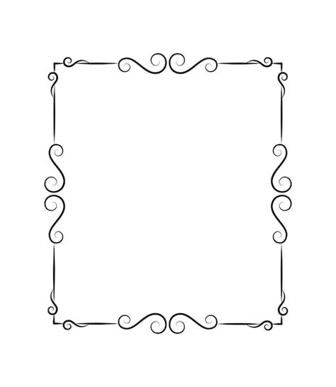 Premium Vector Vector Illustration Of Rectangular Frame