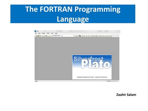fortran 95 pptx programming languages computing