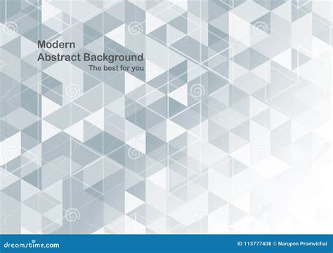 Modern Abstract Background In Polygon Shape Template Design In Stock