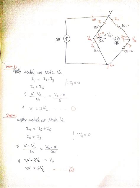 Solved Use Node Analysis Only Solve For Vx Course Hero Solved