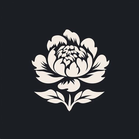 16000 Peony Floral Logo Pictures
