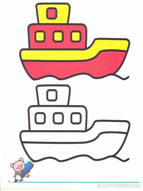 幼儿简笔画难度高图片涂色打印版简单笔画（推荐20张） 简笔画图片大全