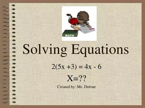 PPT Solving Equations PowerPoint Presentation Free Download ID 5901288