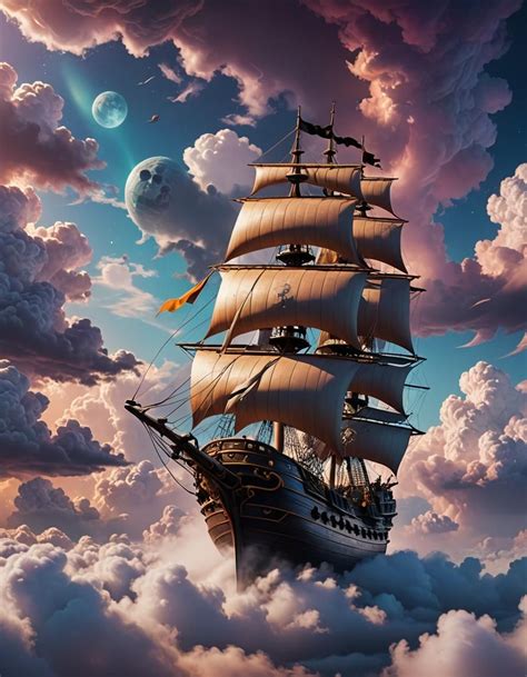 to sail the skies 1 ai generated artwork nightcafe creator