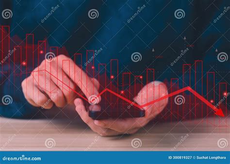 War To Impact Business And Industry Crisis Economic Global To Red Graph Chart Concept Of