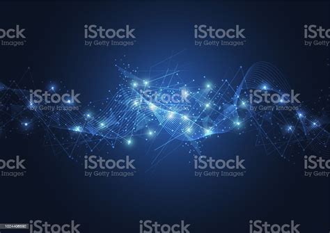 인터넷 연결 과학 및 기술 그래픽 디자인 배경의 추상적인 감각 벡터 일러스트 레이 션 컴퓨터 네트워크에 대한 스톡 벡터 아트 및 기타 이미지 컴퓨터 네트워크 0명