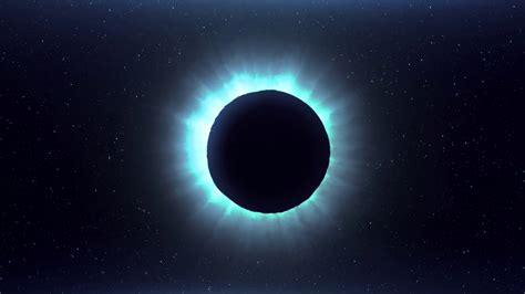 Blue Futuristic Solar Eclipse In Space Stock Motion Graphics Sbv 348408637 Storyblocks