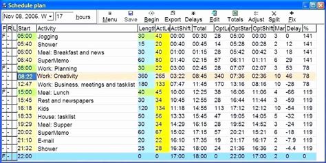 On Call Schedule Template Shooters Journal