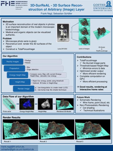 Ppt 3d Surreal 3d Surface Recon Struction Of Arbitrary Image