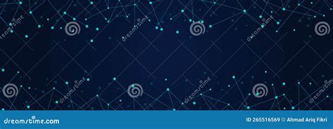 Abstract Network Technology Geometric Dots Network Clipart Connecting