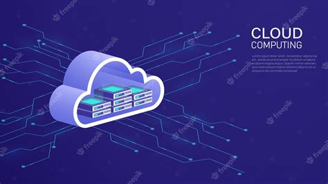 Premium Vector 3d Cloud Server Digital Technology Isometric Data Storage Online Network
