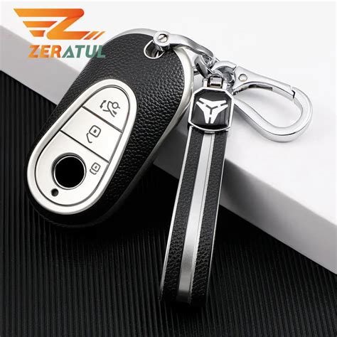 가죽 Tpu 자동차 원격 키 커버 케이스 홀더 자동 키 체인 메르세데스 벤츠 C S 클래스 W223 W206 S350l