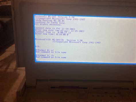 Help I Am Trying To Format Disks But No Matter What Command I Try It Refuses Telling Me It