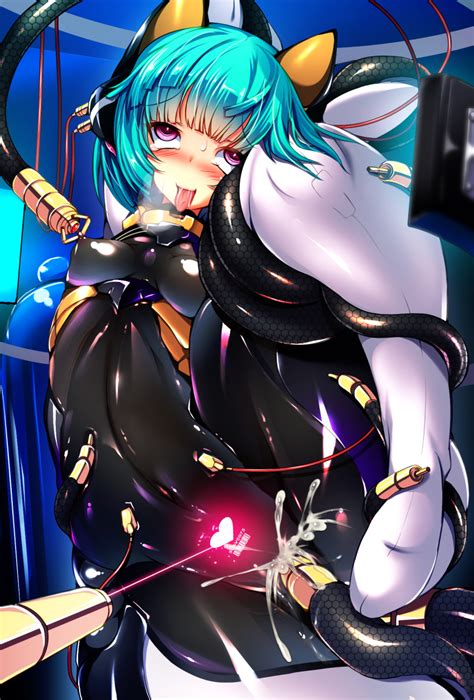 Rule 34 Ahe Gao Anal Anal Beads Anal Object Insertion Bangs Barcode Barcode Tattoo Blue Hair