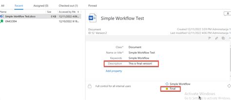 M Files Create And Manage Simple Workflow It Blog