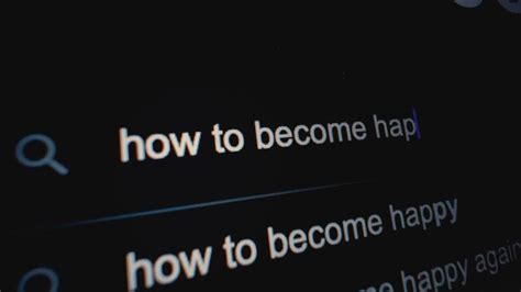 Typing Query In Search Bar How To Become Happy 36018534 Stock Video At