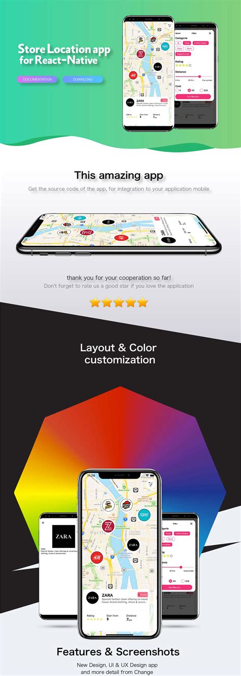 Store Locator Complete React Native Template For Ios And Android