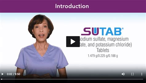 Sutab® Sodium Sulfate Magnesium Sulfate And Potassium Chloride Tablets 1 479 G 0 225 G 0 188 G
