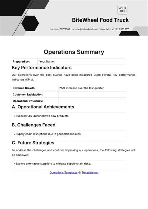Free Army Executive Summary Template To Edit Online