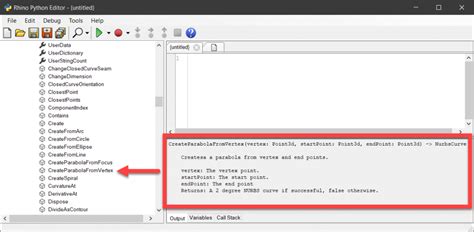 3 Point Parabola In Grasshopper Python Horst Sondermann