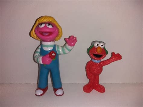 Sesame Street Elmo And Prairie Dawn Pvc Figure Lot 4576682467