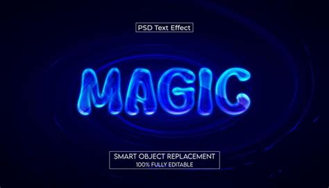 premium psd 3d magic editable text effect