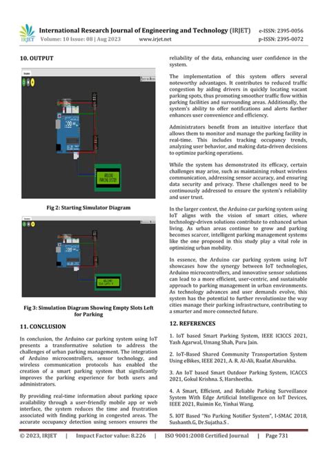 Arduino Based Car Parking System Using Wokwi Simulator Pdf