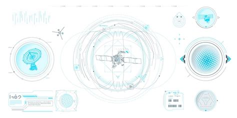 Premium Vector Vector Data Elements For Scifi Interface Infographics
