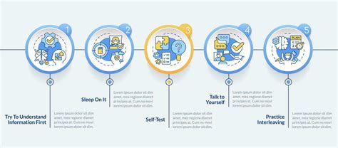 Easy Memory Tricks Circle Infographic Template Improve Memorization Data Visualization With 5