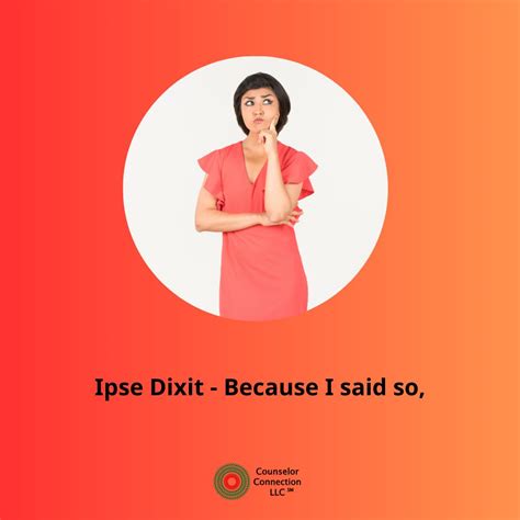 Kim Pries On Linkedin How Do You Recognize This Logical Fallacy Ipse Dixit