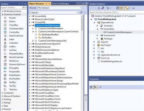 How Does A Custom Control Get Onto The VB NET Toolbox Experts Exchange