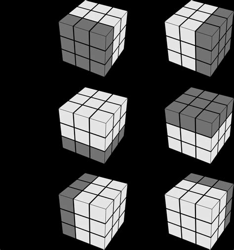 Rubiks Cube Moves The Letters F B L R U D Are Used Not Only To Download Scientific Diagram