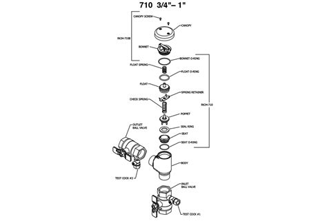 Bavco Common Backflow Repair Parts Wilkins
