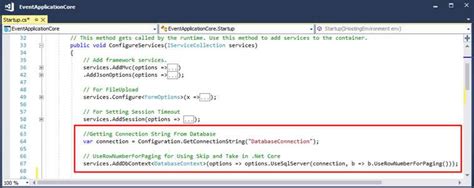 ASP NET Core MVC Project Event Management