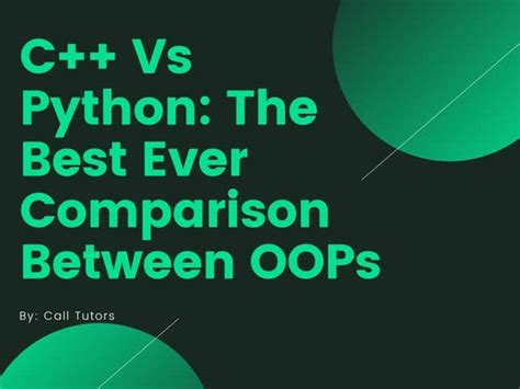 Comparison Between Python And C Ppt