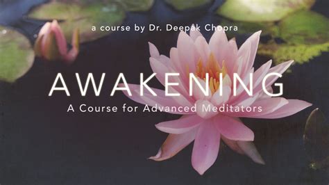 Deepak Chopra Courses And Meditations
