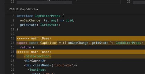 Show Base In Merge Editor Result View With Decoration Hint Issue Microsoft Vscode