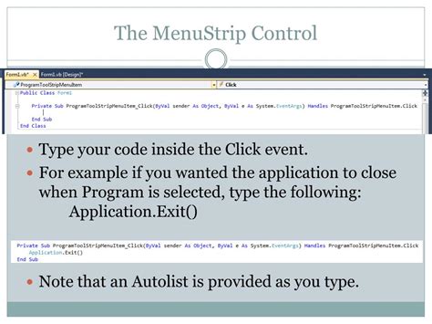 Ppt Apply Procedures To Develop Menus Powerpoint Presentation Free Download Id3064026