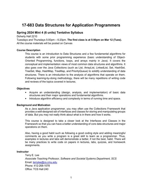 Syllabus Spring2024 Pdf Computer Programming Plagiarism