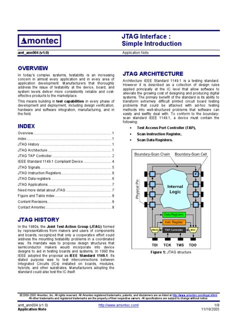Jtag Tutorial Pdf Engineering Electronic Design