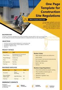 Construction Site Management Powerpoint Presentation And Slides Slideteam