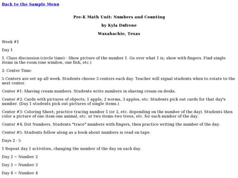 Numbers And Counting Lesson Plan For Kindergarten 1st Grade Lesson Planet