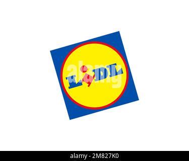 Lidl Logo White Background Stock Photo Alamy