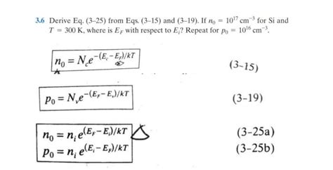 solved 3 6 derive eq 3 25 from eqs 3 15 and 3 19 if