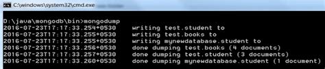 Data Backup And Restoration In MongoDB TutorialWithExample