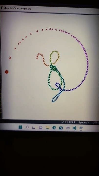 Chase The Cylinder Animation Using Python Programming And Turtle