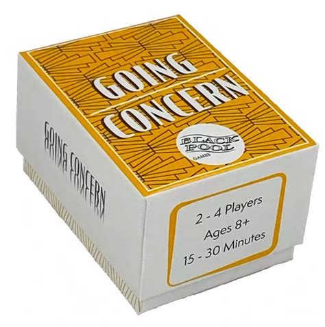 Going Concern Review Board Game Quest