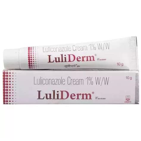 Luliderm Cream 10g Treat Fungal Skin Infections