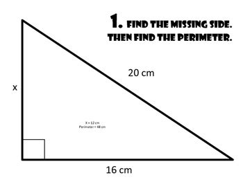 Pythagorean Theorem Task Cards By Meyer Math Teachers Pay Teachers